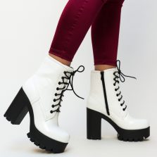 Botine Vitales Albe » Iubesc Moda