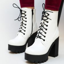 Botine Vitales Albe » Iubesc Moda
