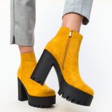 Botine Zimbi Galbene » Iubesc Moda