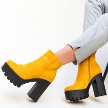 Botine Zimbi Galbene » Iubesc Moda