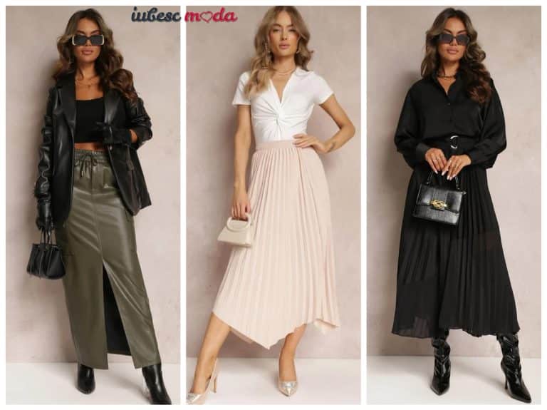 Modele Noi De Fuste Lungi Elegante 2024 » Iubesc Moda